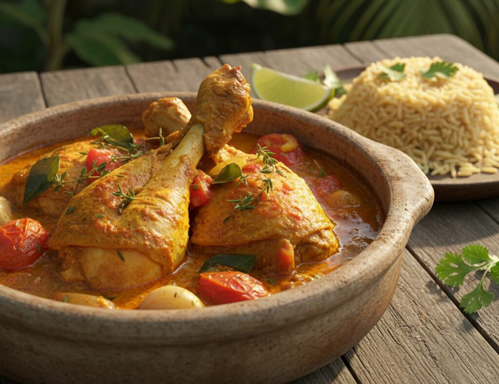 Recette authentique du cari poulet de la Réunion : saveurs créoles ...